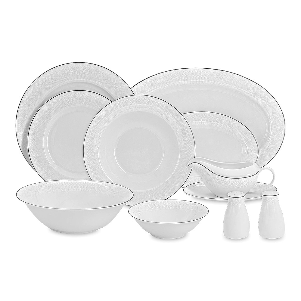 AL-22-013/27-E5 ANNA LAFARG, Сервиз обеденный на 6 персон Айвори, 27 ...